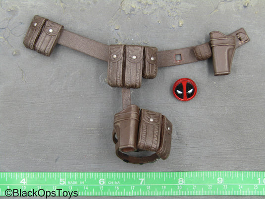 Zombie Deadpool - Brown Utility Belt w/Drop Leg Pouch – BlackOpsToys