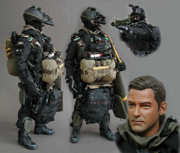 Navy Seals In Combat At Night